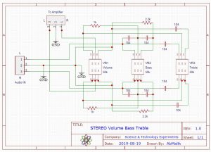Stereo bass treble homemade diy Tone Control - TRONICSpro
