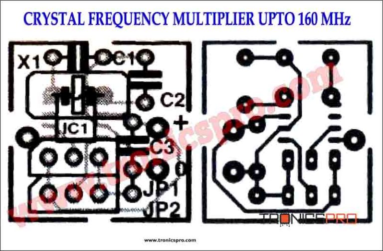Crystal Frequency Multiplier Upto-160MHz Circuit - TRONICSpro