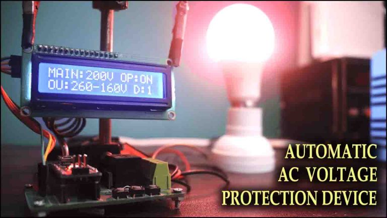 Automatic AC-Voltage Protection Device DIY - TRONICSpro