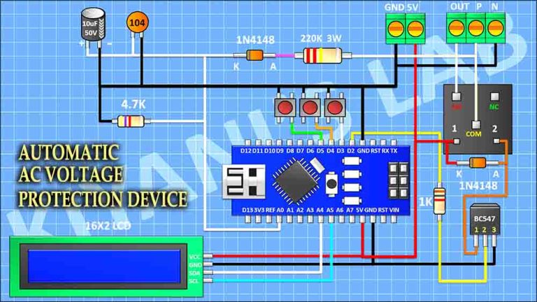 Automatic AC-Voltage Protection Device DIY - TRONICSpro