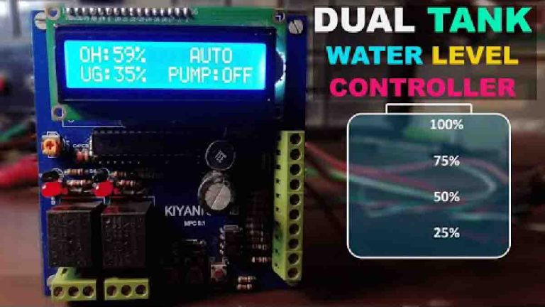 How to Make Dual-Tank Water Level Controller - TRONICSpro
