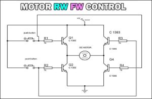 Forward Reverse Motor Control Circuit DIY - TRONICSpro