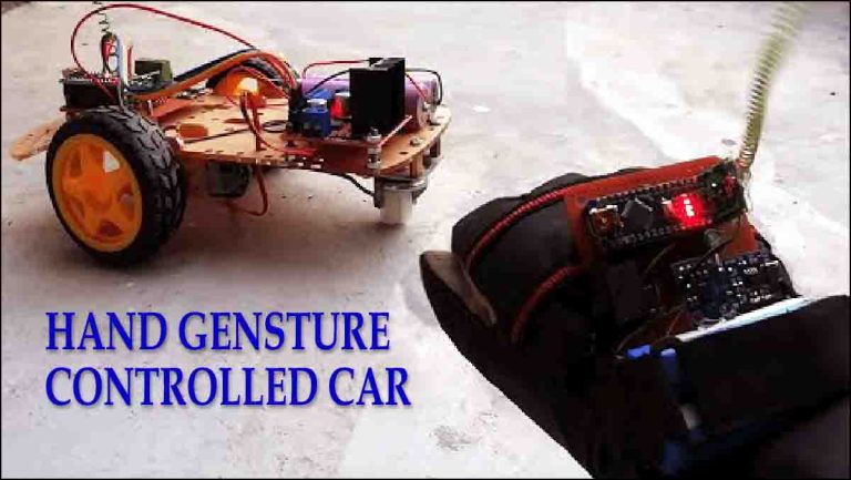Hand Gesture Controlled Car Robot - TRONICSpro - TRONICSpro