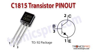 2SC1815 NPN Transistor Datasheet Pinout - TRONICSpro