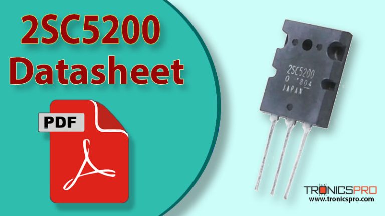 2SC5200 NPN Transistor - Datasheet - TRONICSpro