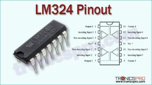 LM324 Quad Op-Amp IC Pinout Datasheet - TRONICSpro