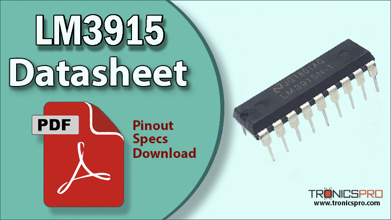 LM3915 Bar-Graph Display Driver – Datasheet - TRONICSpro