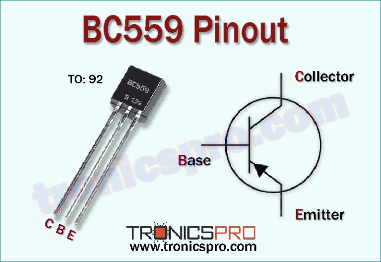 BC559 PNP Transistor Pinout Datasheet - TRONICSpro