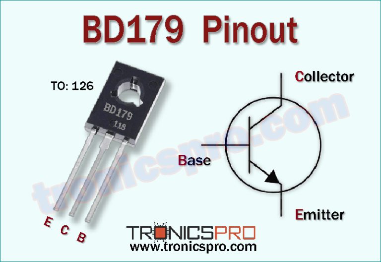 BD179 NPN Transistor Pinout Datasheet - TRONICSpro