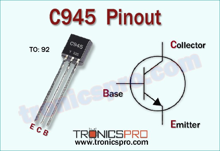 C945 NPN Transistor Pinout Datasheet - TRONICSpro