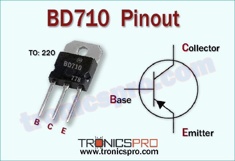 BD710 Pinout, Equivalent, Applications, Datasheet - TRONICSpro