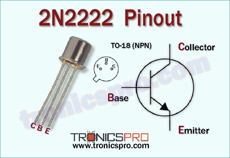 2N2222 Pinout, Equivalent, Application, Datasheet - TRONICSpro