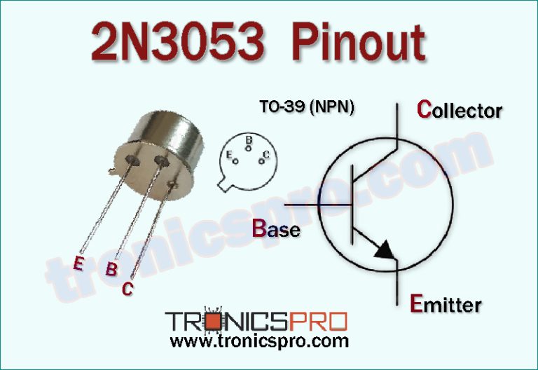 2N3053 Pinout, Equivalent, Application, Datasheet - TRONICSpro