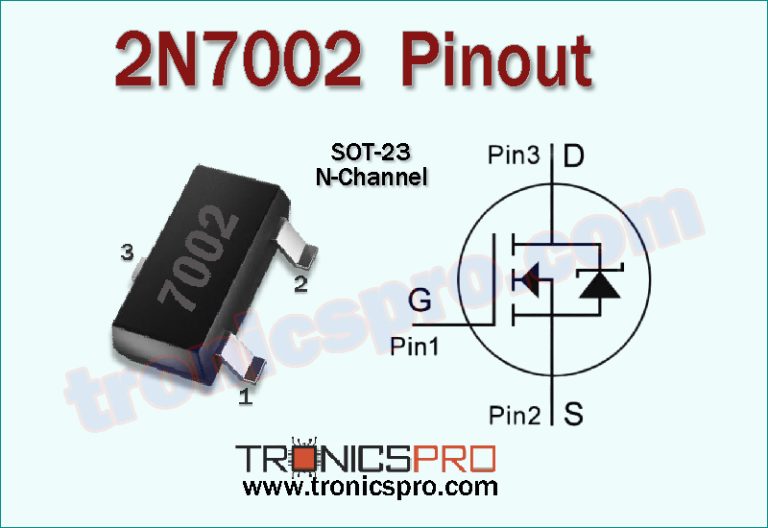 2N7002 Pinout, Equivalent, Application, Datasheet - TRONICSpro