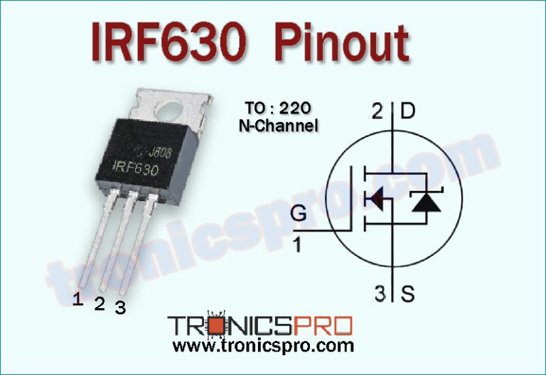 IRF630 Pinout, Equivalent, Application, Datasheet - TRONICSpro