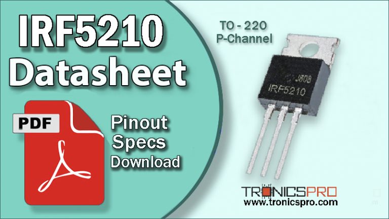 IRF5210 Pinout, Equivalent Application, Datasheet - TRONICSpro