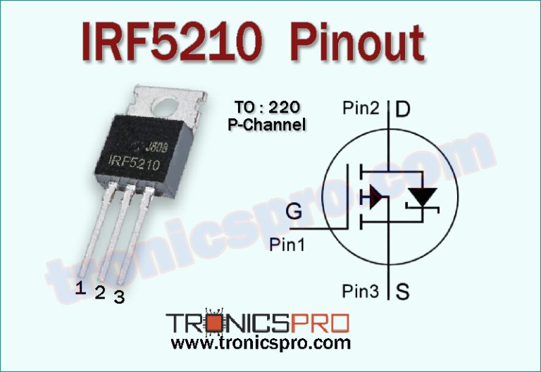 IRF5210 Pinout, Equivalent Application, Datasheet - TRONICSpro