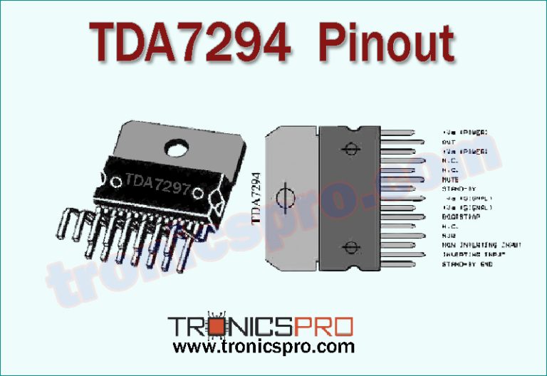 TDA7294 Pinout, Equivalent, Application, Datasheet - TRONICSpro