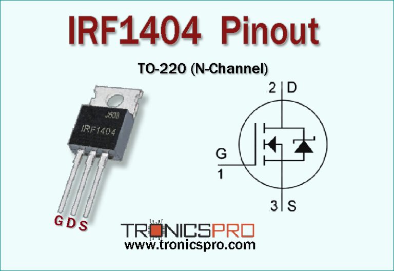 IRF1404 Pinout, Equivalent, Application, Datasheet - TRONICSpro