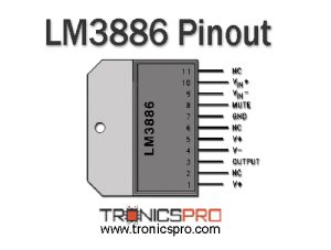 LM3886 Pinout, Equivalent, Application, Datasheet - TRONICSpro