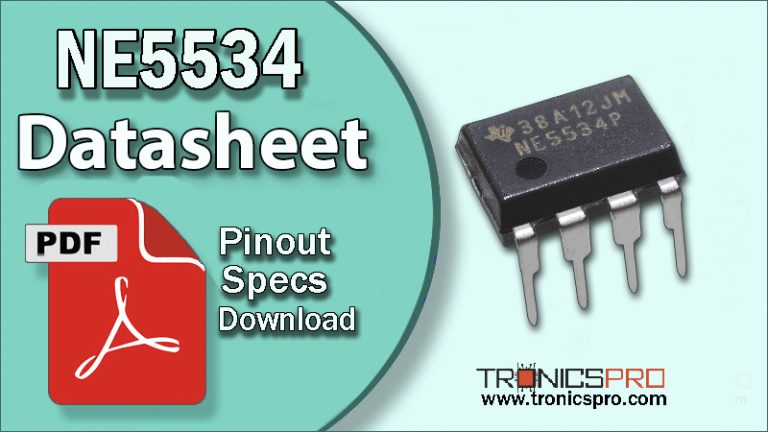 NE5534 Pinout, Equivalent, Application, Datasheet - TRONICSpro