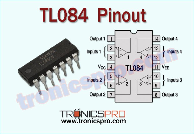 TL084 Pinout, Equivalent, Application, Datasheet - TRONICSpro