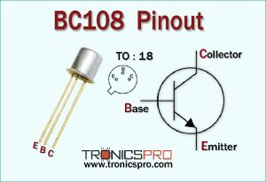 BC108 Pinout, Equivalent, Application, Datasheet - TRONICSpro