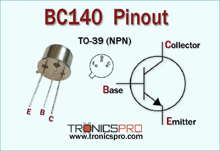 BC140 Pinout, Equivalent, Application, Datasheet - TRONICSpro