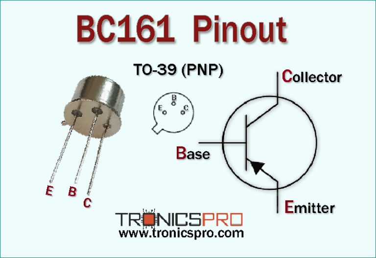 BC161 Pinout, Equivalent, Application, Datasheet - TRONICSpro