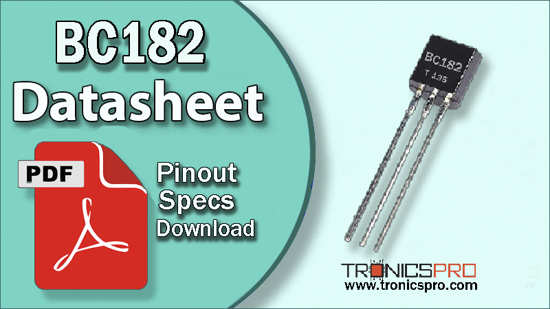 2N3906 PNP Transistor Datasheet & Pinout - TRONICSpro
