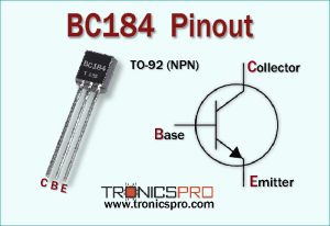 BC184 Pinout, Equivalent, Application, Datasheet - TRONICSpro