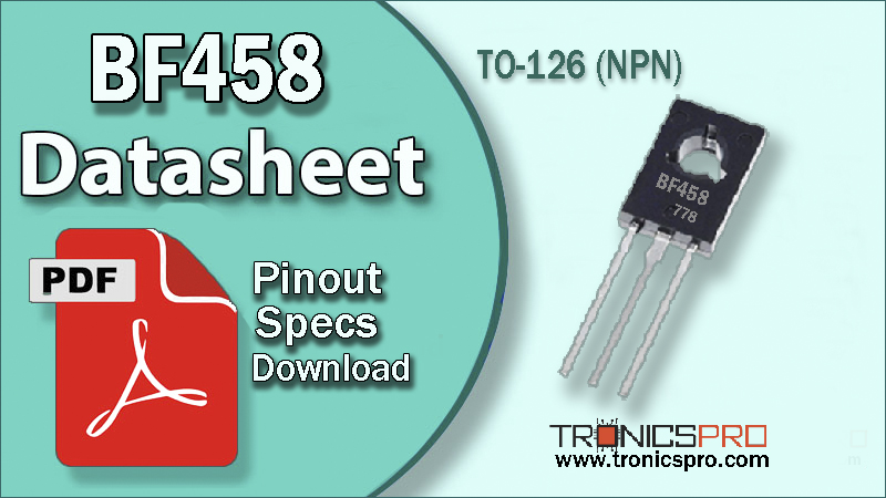 2N3906 PNP Transistor Datasheet & Pinout - TRONICSpro