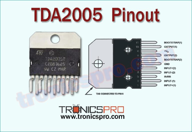 TDA2005 Pinout, Equivalent, Application, Datasheet - TRONICSpro