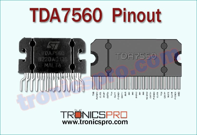 TDA7560 Pinout, Equivalent, Application, Datasheet - TRONICSpro