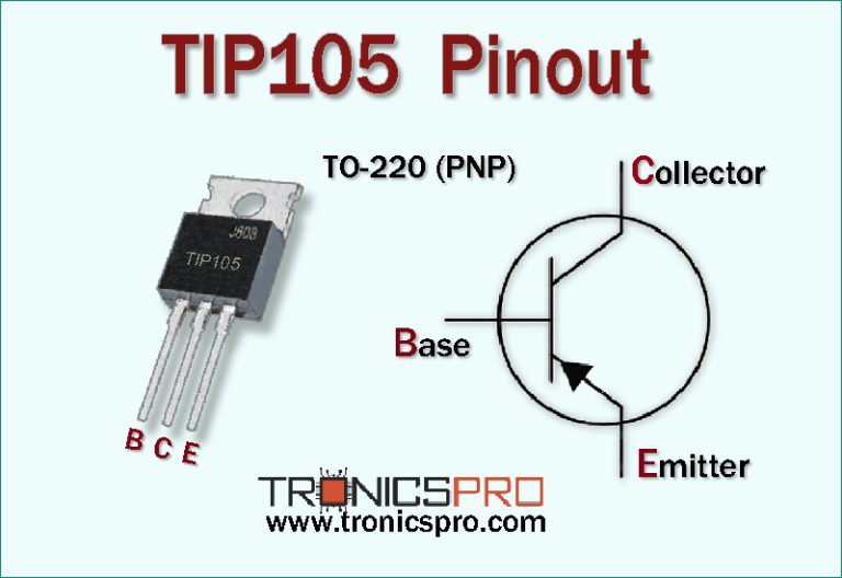 TIP105 Pinout, Equivalent, Application, Datasheet - TRONICSpro