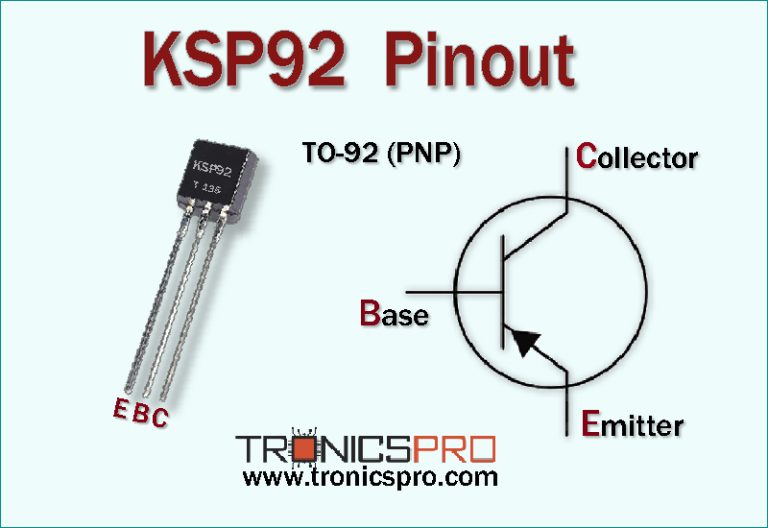 KSP92 Pinout, Equivalent Application Datasheet - TRONICSpro